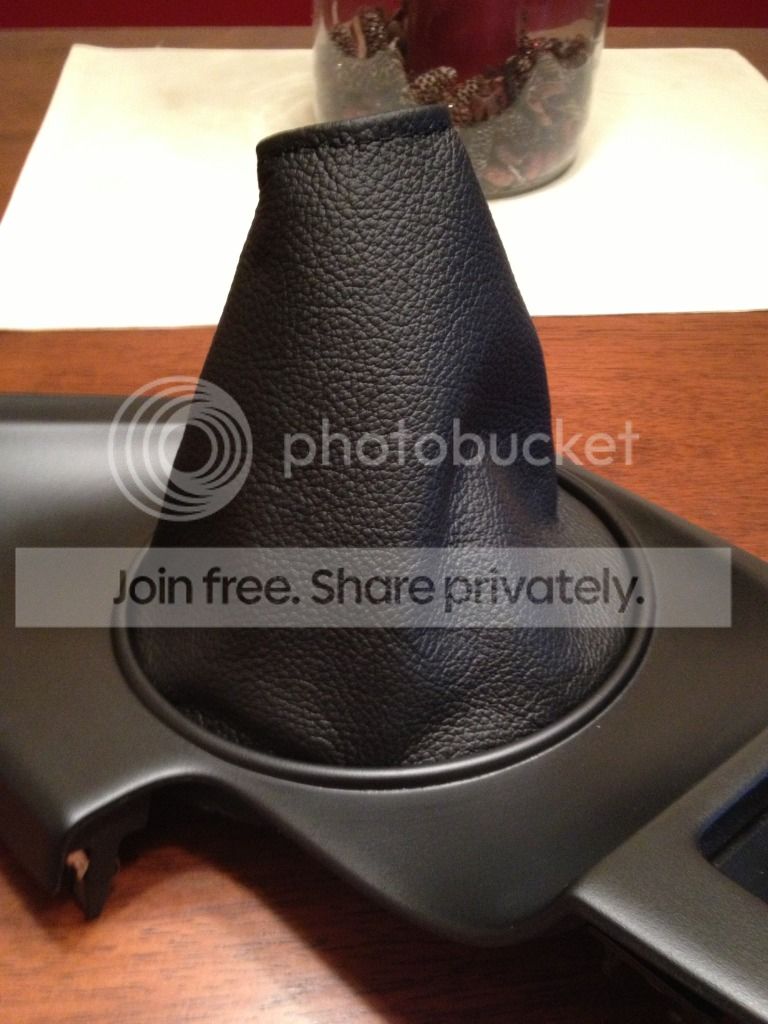 Pictures of newly installed Italian leather shift boot! | Supra Forums